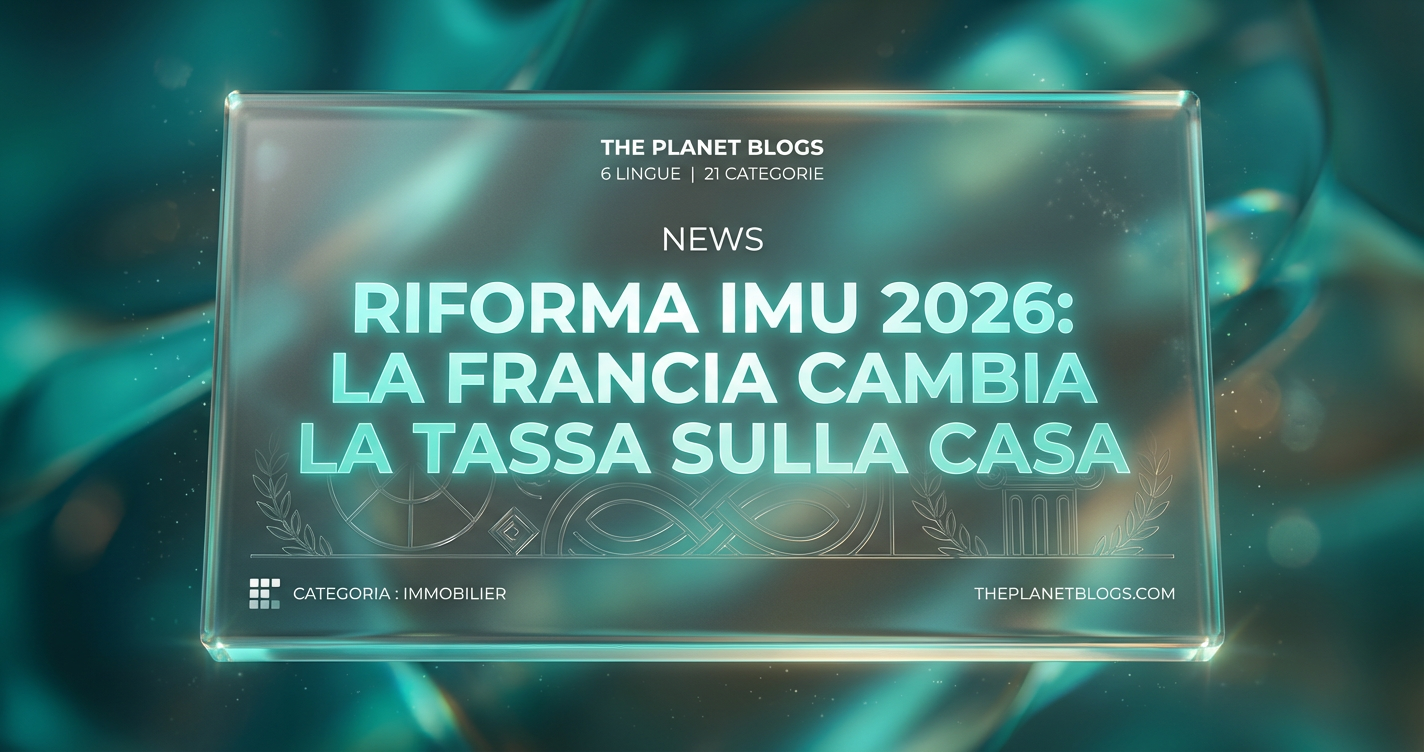 Riforma IMU 2026: la Francia cambia la... | The Planet Blogs
